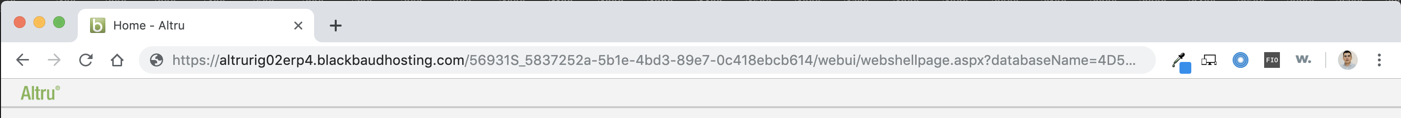 How to connect Altru credentials with the Social Good Software